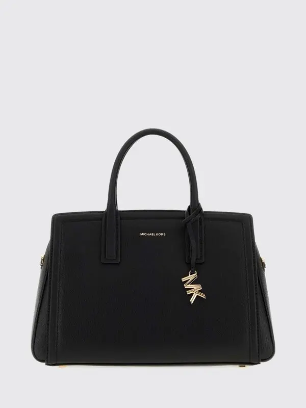 Michael Kors Laila Grained Leather Handbag - Black
