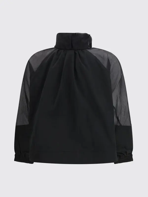 Pinko Beth Technical Fabric Windbreaker Jacket - Black