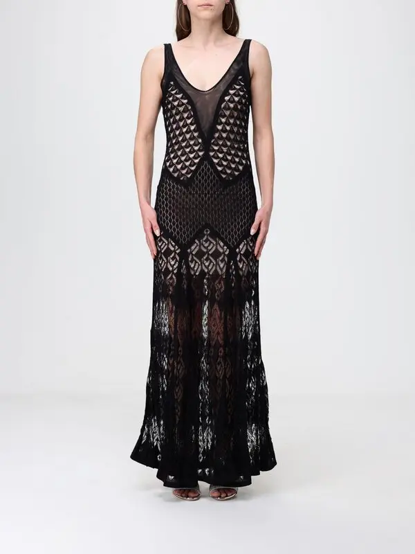 Blumarine Long Crochet Dress