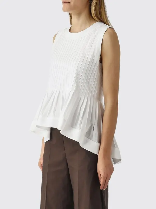 MEIMEIJ Cotton Blend Sleeveless Top