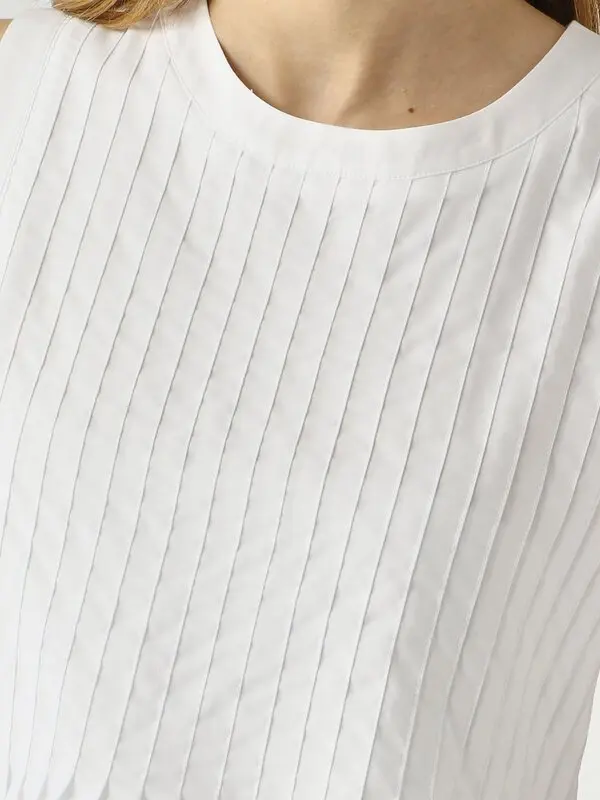 MEIMEIJ Cotton Blend Sleeveless Top