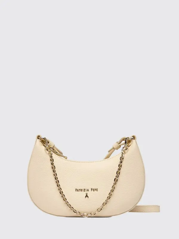 Patrizia Pepe Grained Leather Bag - White