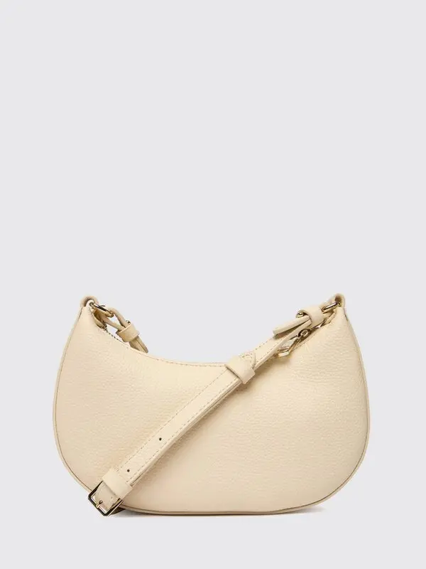 Patrizia Pepe Grained Leather Bag - White