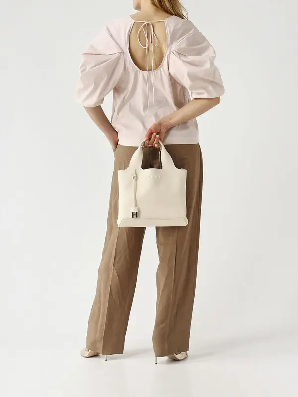 MEIMEIJ Linen Blend Wide Leg Trousers