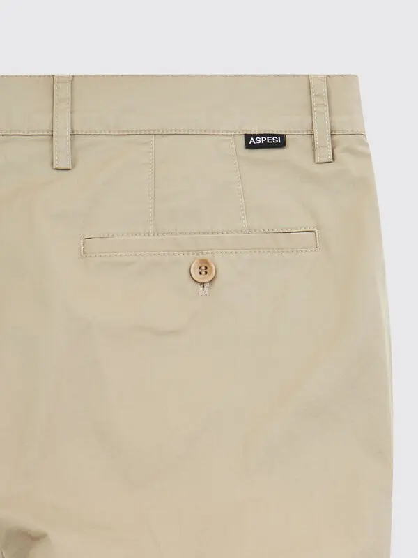 Aspesi Chino Trousers In Twill - Brown