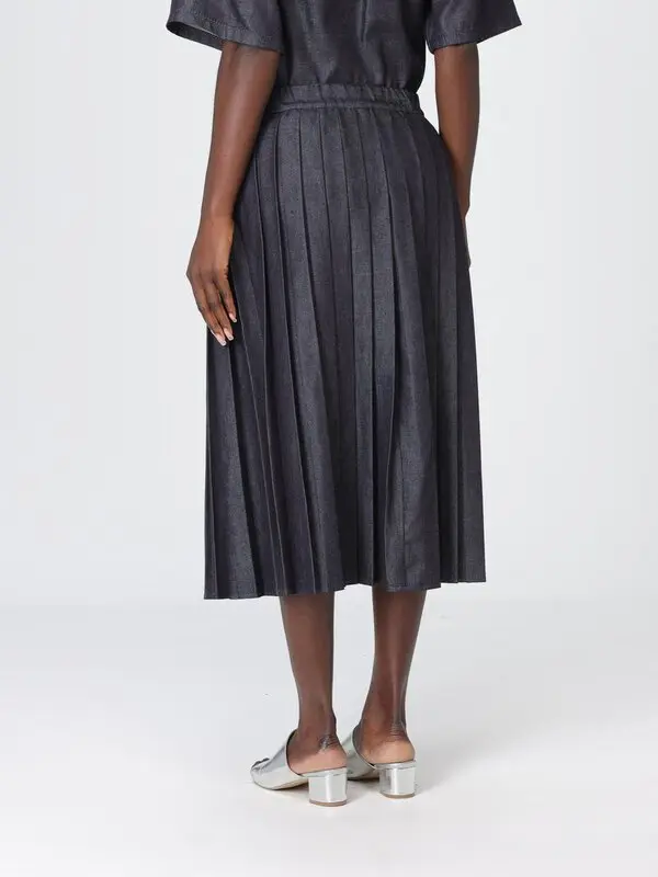 JIL SANDER Denim Midi Skirt