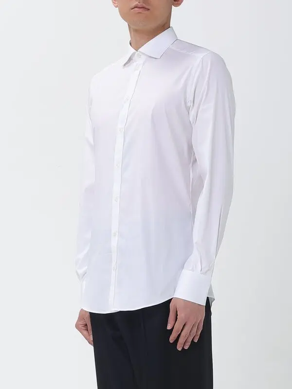 Dolce & Gabbana Classic Shirt In Stretch Cotton Blend - White