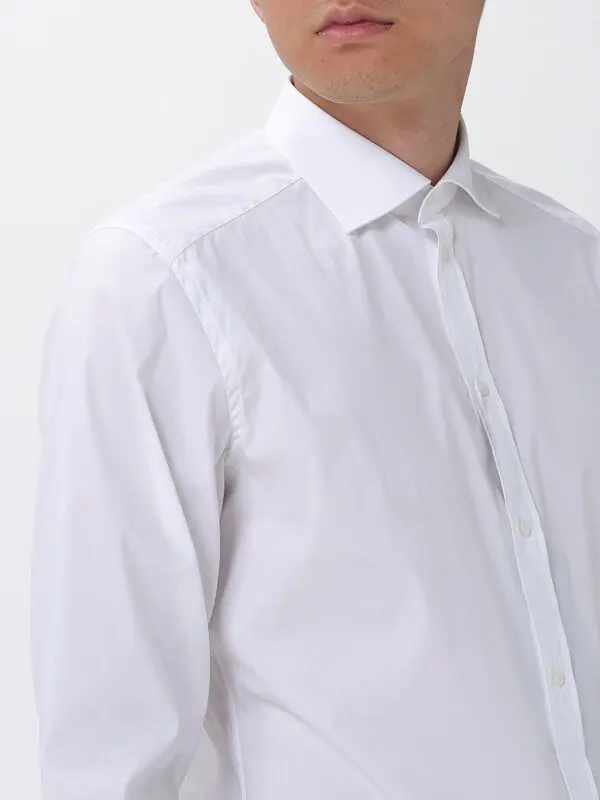 Dolce & Gabbana Classic Shirt In Stretch Cotton Blend - White