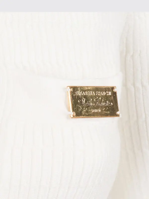 Elisabetta Franchi Silk Blend Midi Dress