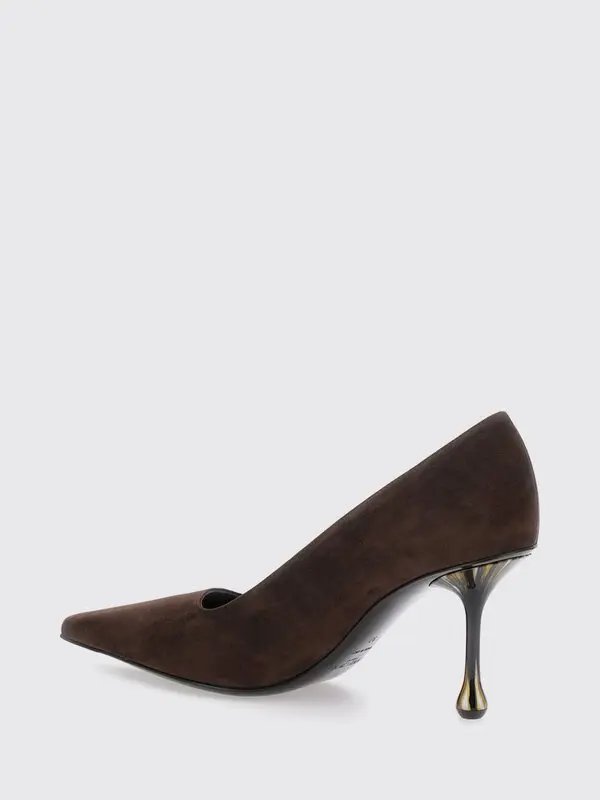 JIMMY CHOO Ixia Suede Pumps With Teardrop Heel