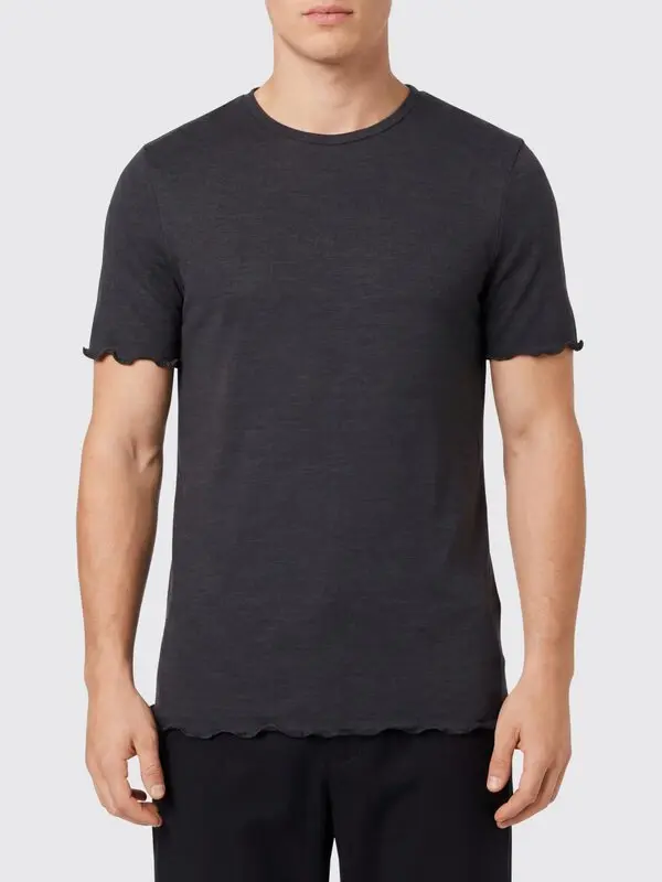 JIL SANDER Linen And Silk T-shirt - Black