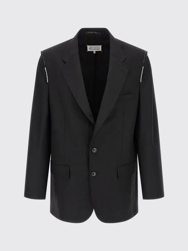 MAISON MARGIELA Single-breasted Blazer In Virgin Wool