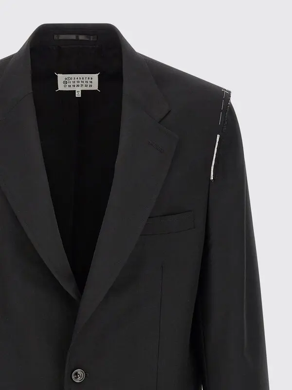MAISON MARGIELA Single-breasted Blazer In Virgin Wool