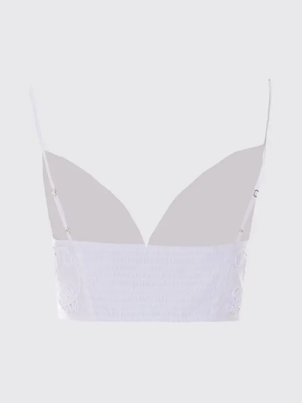 Liu Jo Cropped Cotton Poplin Top