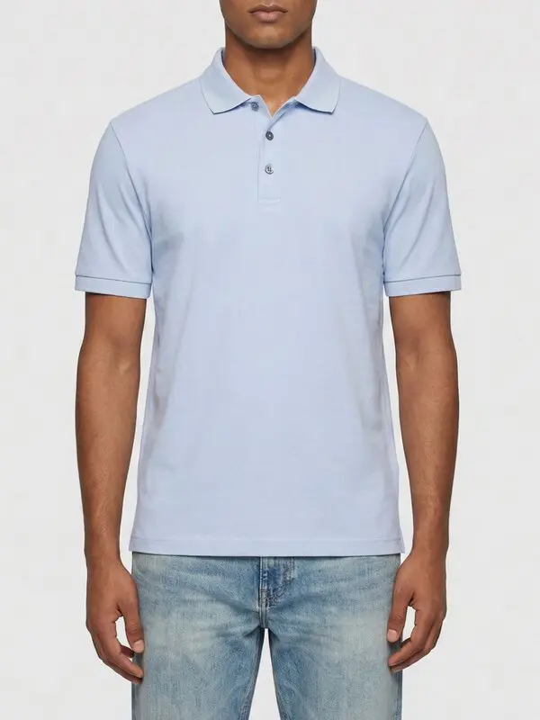 BOSS Cotton Polo Shirt - Blue