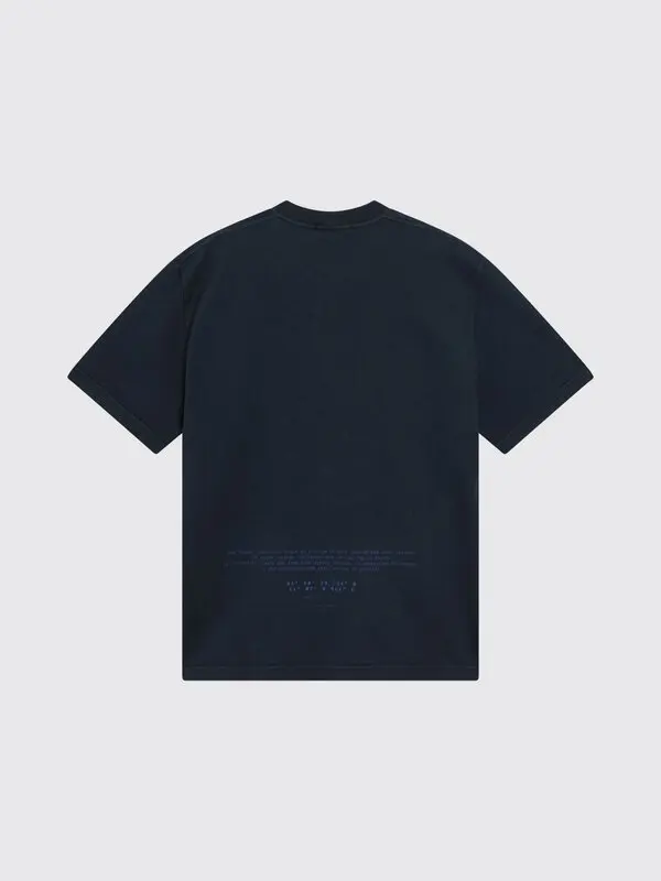 Stone Island Cotton T-shirt With Logo - Blue