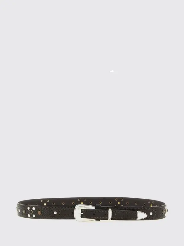 LEMAIRE Calfskin Leather Belt With Studs
