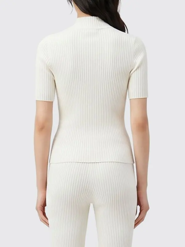 COURREGES Ribbed High Neck Jumper