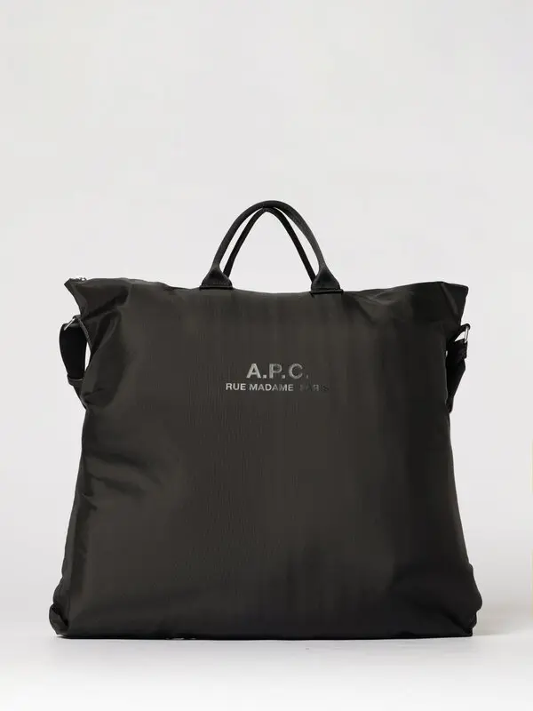 A.p.c. Polyamide Shoulder Bag - Black