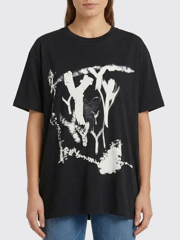 Yohji Yamamoto Oversized Printed Cotton T-shirts