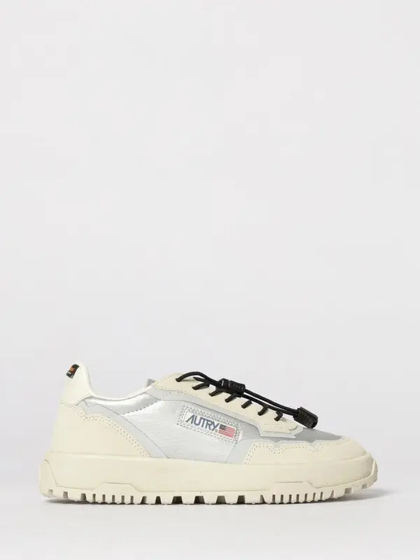 AUTRY Wildpace Low-top Sneakers In Suede And Cordura Nylon - White