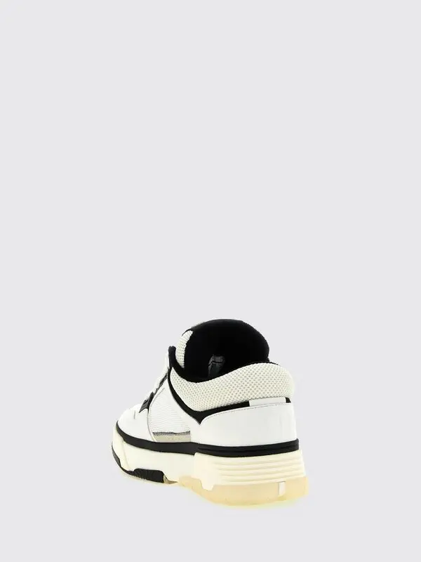 Amiri Ma-1 Leather And Mesh Monogram Sneakers - White 2
