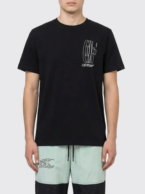 Off-White Cotton T-shirt With Logo