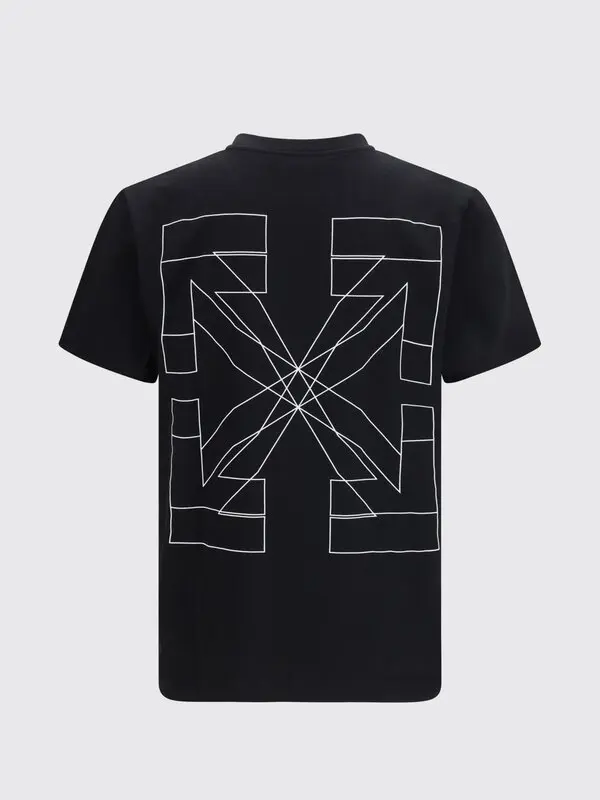 Off-White Cotton T-shirt With Logo