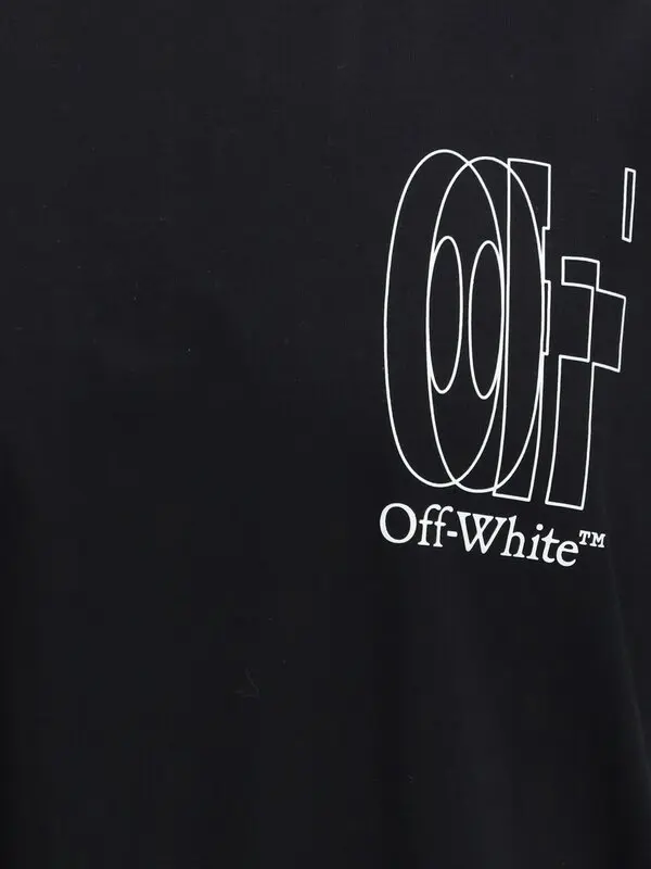 Off-White Cotton T-shirt With Logo