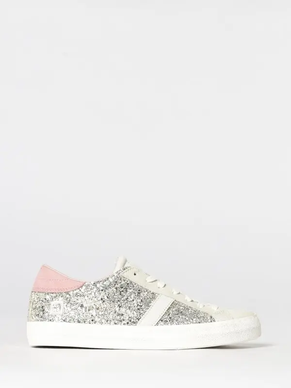 D.a.t.e. Hill Sneakers In Suede And Glitter
