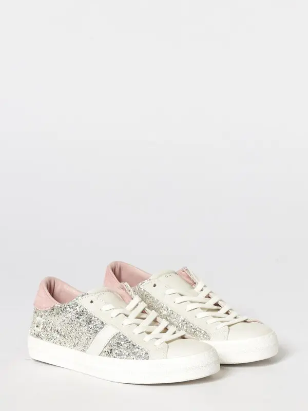 D.a.t.e. Hill Sneakers In Suede And Glitter