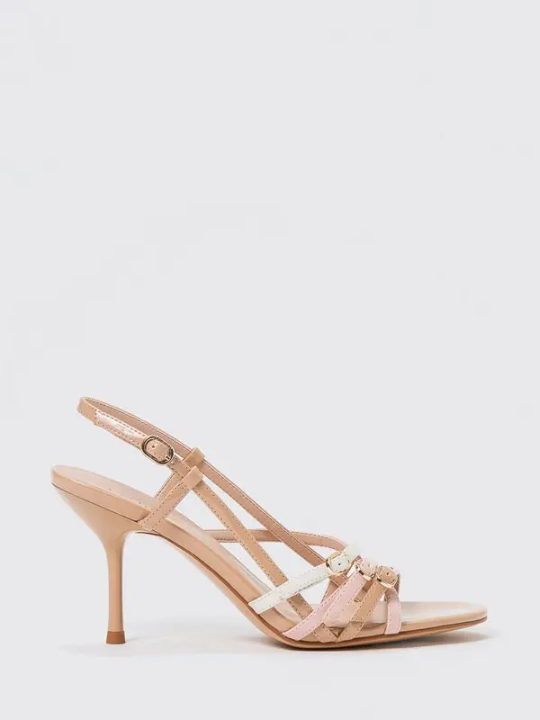 TWINSET Faux Leather Sandals