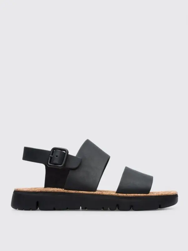 Camper Oruga Sandals In Full Grain Leather