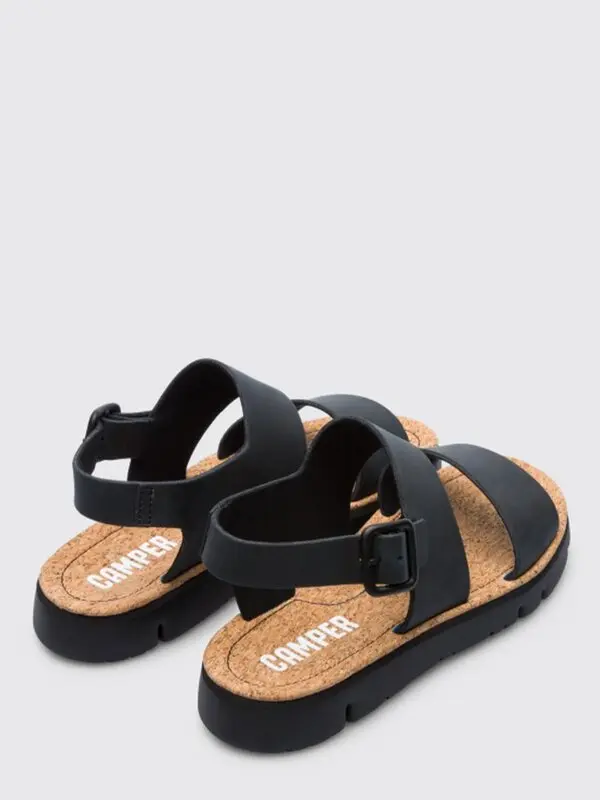 Camper Oruga Sandals In Full Grain Leather