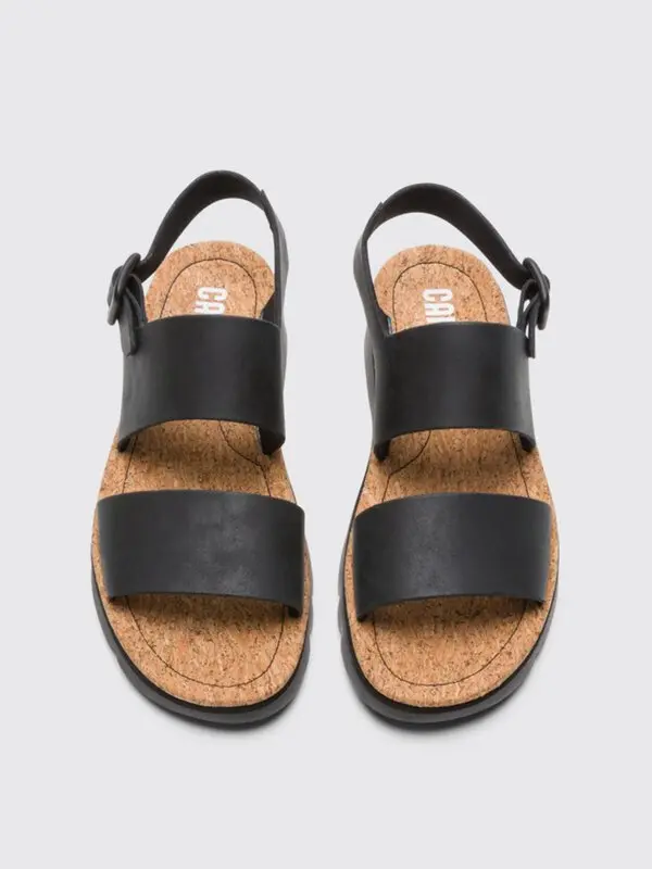 Camper Oruga Sandals In Full Grain Leather