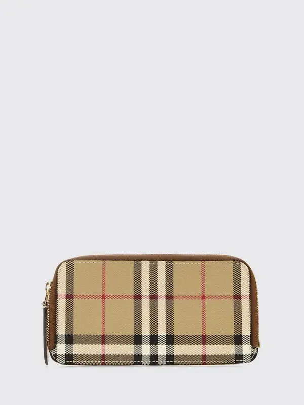 Burberry Check Canvas Wallet