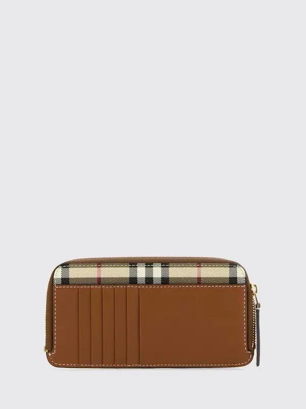 Burberry Check Canvas Wallet