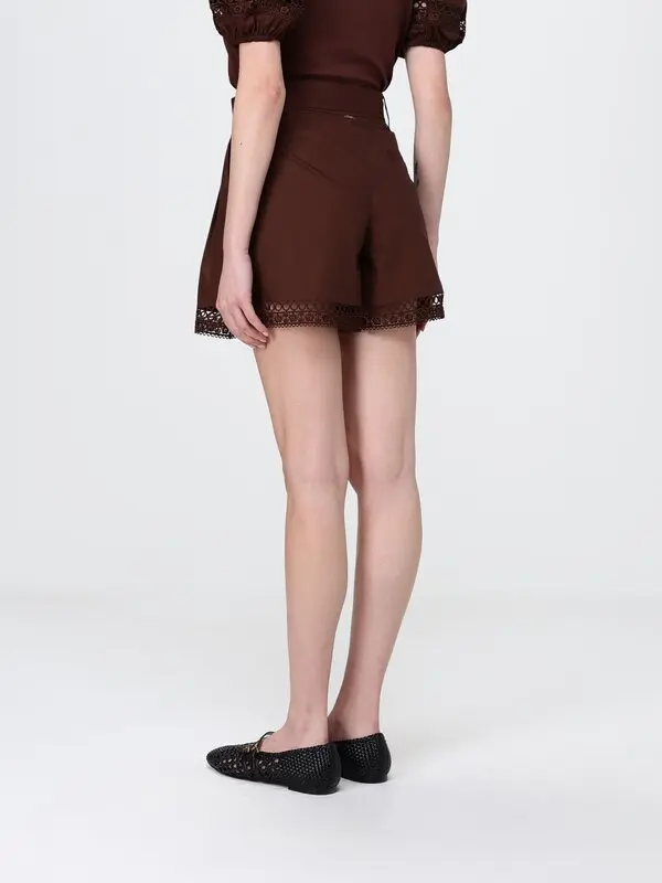 TWINSET Cotton Shorts With Belt