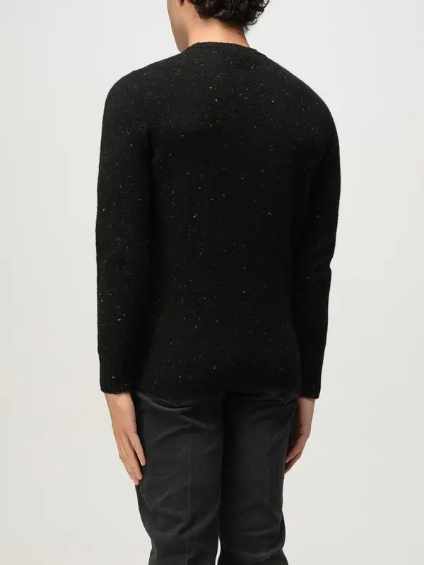 DRUMOHR Crew Neck Fine Knit Jumper - Brown