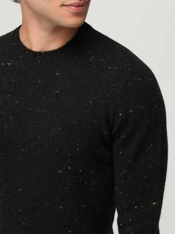 DRUMOHR Crew Neck Fine Knit Jumper - Brown