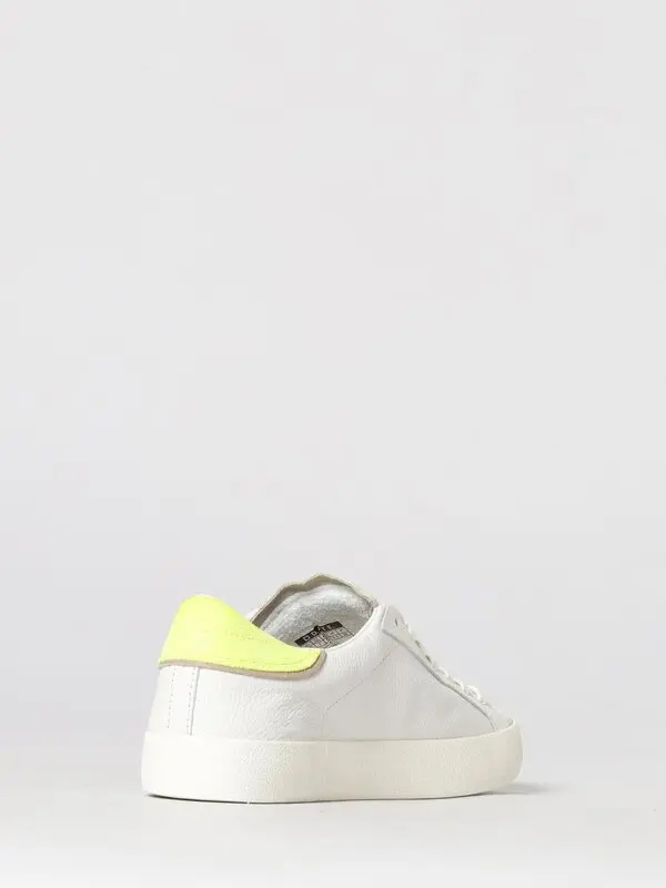 D.a.t.e. Sneakers In Leather - Yellow
