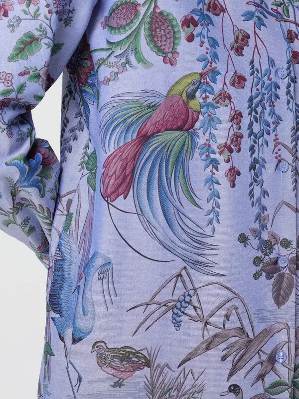 Etro Cotton Shirt With Paisley Print