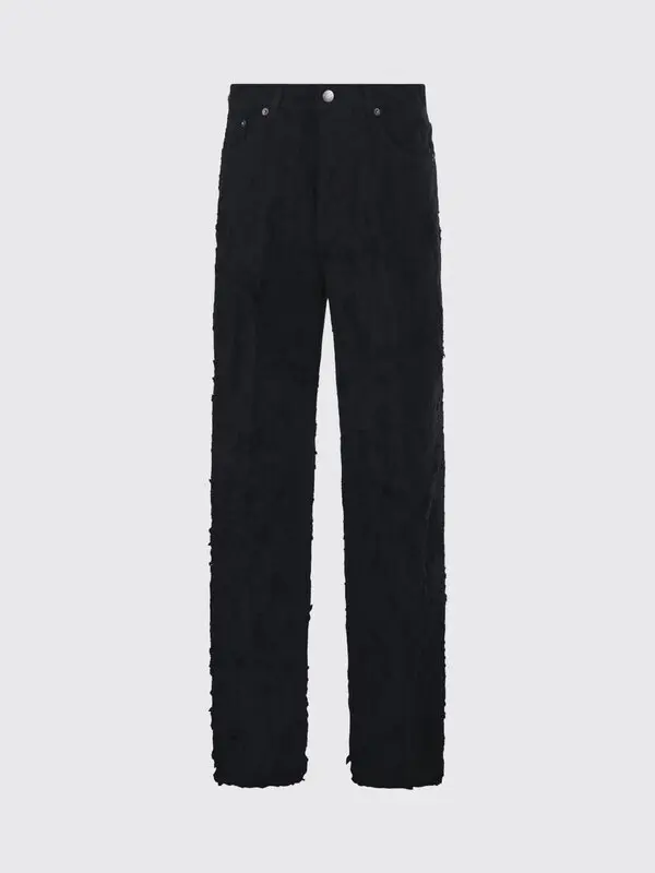 HAIKURE Distressed Denim Wide-leg Jeans - Grey