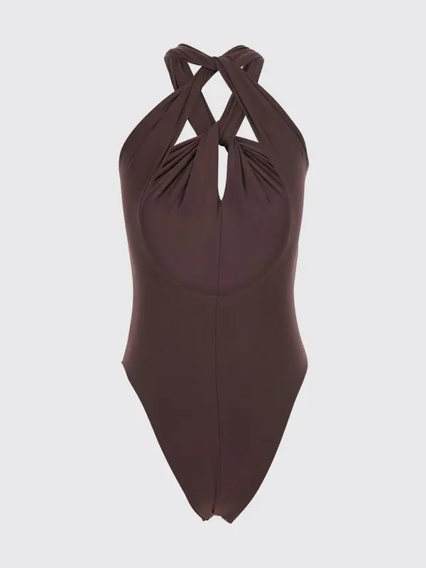 Federica Tosi Polyamide One Piece Swimsuit - Brown