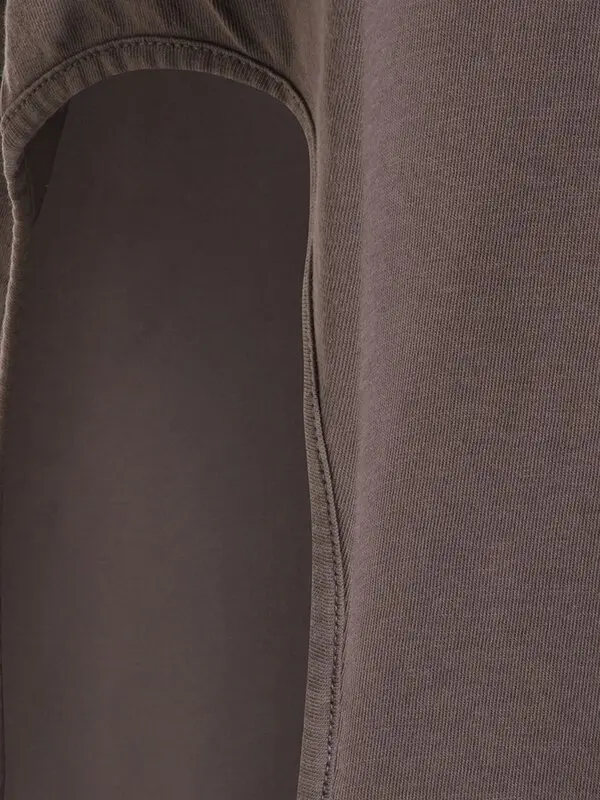 Rick Owens Cut-out Cotton T-shirt
