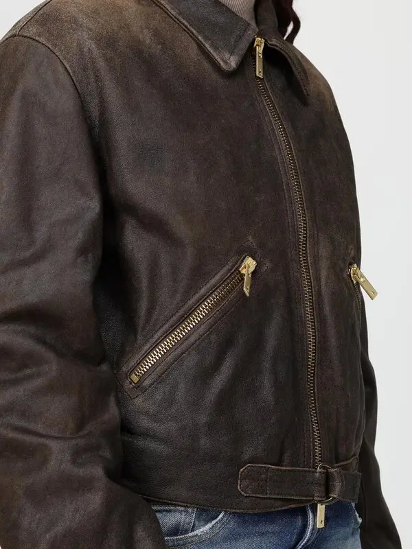 GOLDEN GOOSE Leather Jacket