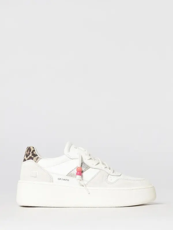 D.a.t.e. Platform Sneakers In Leather
