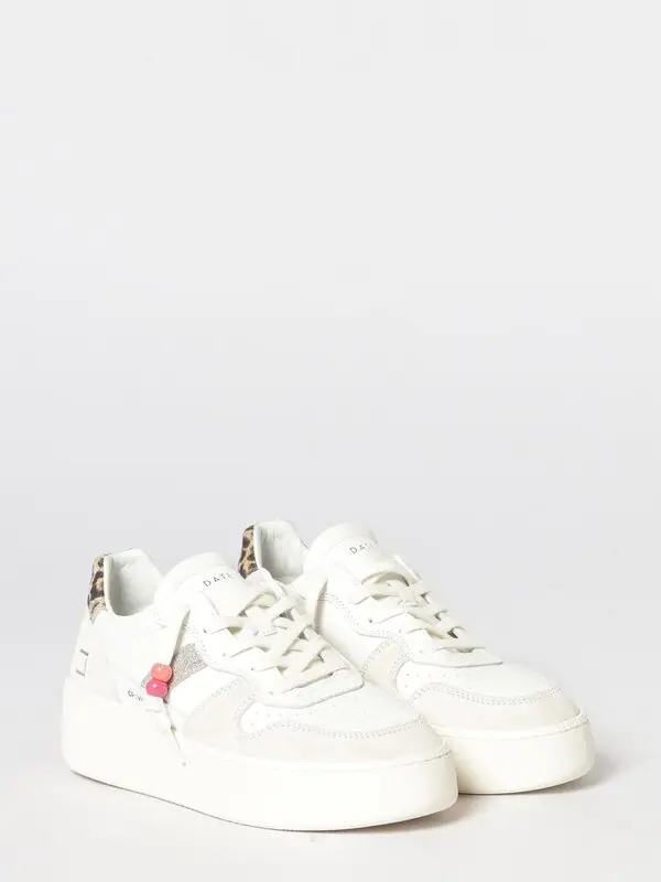 D.a.t.e. Platform Sneakers In Leather