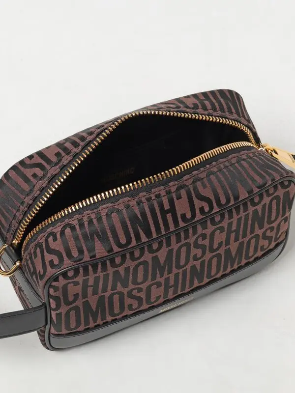 Moschino All-over Logo Cosmetic Case