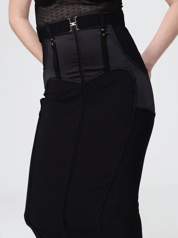 Elisabetta Franchi Jersey Midi Skirt
